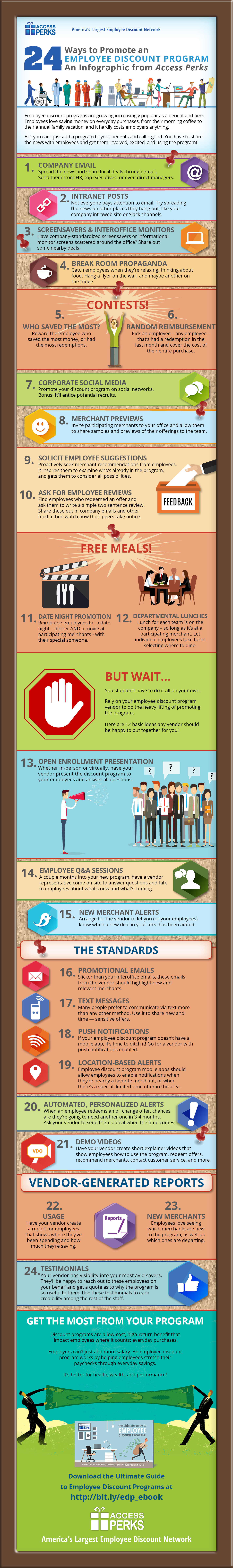 Infographic: 24 Ways to Promote Your Employee Discount Program